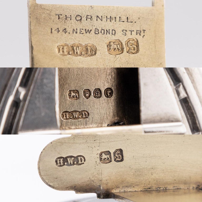 19th Century Victorian Solid Silver Lighter and Vesta Case, London, c ...