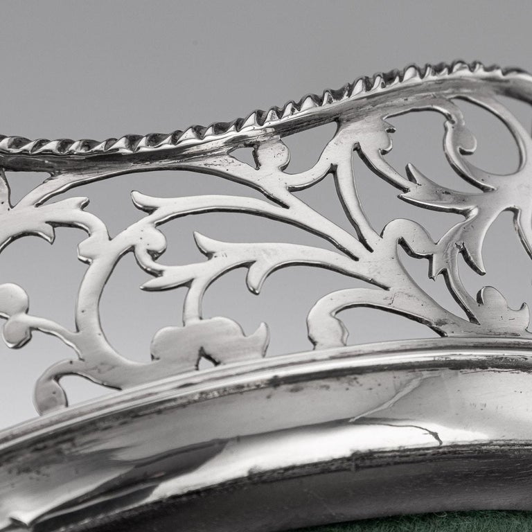 19th Century Victorian Solid Silver Set of Four Wine Coasters, London ...