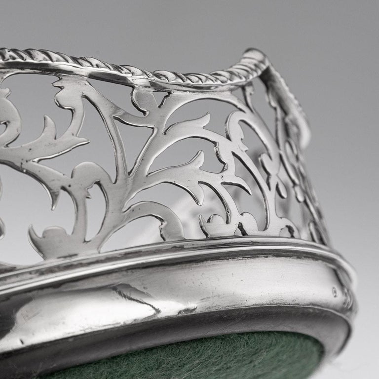 19th Century Victorian Solid Silver Set of Four Wine Coasters, London ...