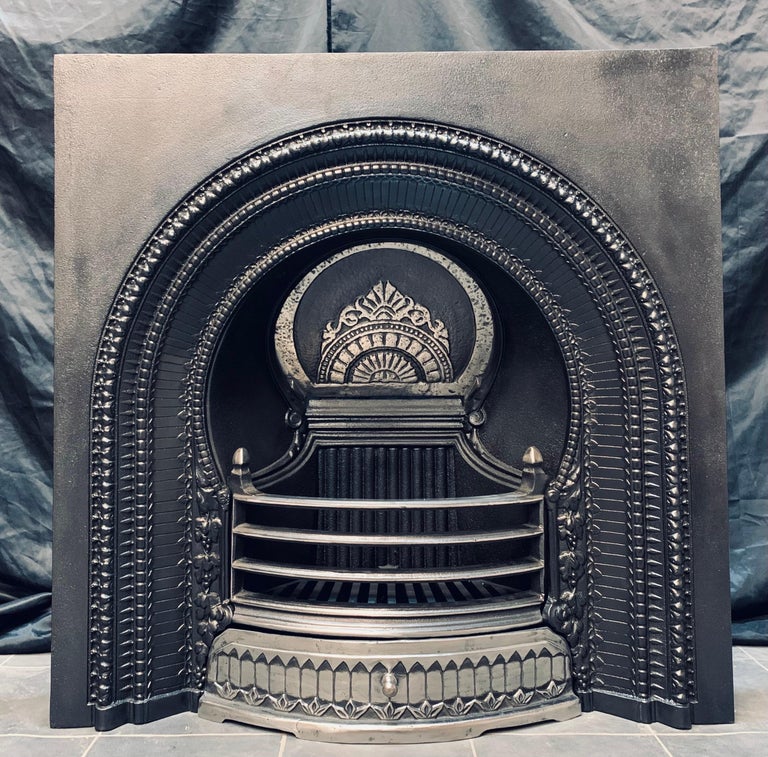 19th Century Victorian Style Cast Iron Fireplace Insert. For Sale at ...