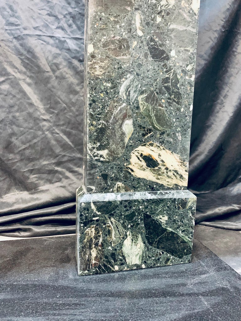 19th Century Victorian Style Fireplace Surround in Verde Tinos Marble ...