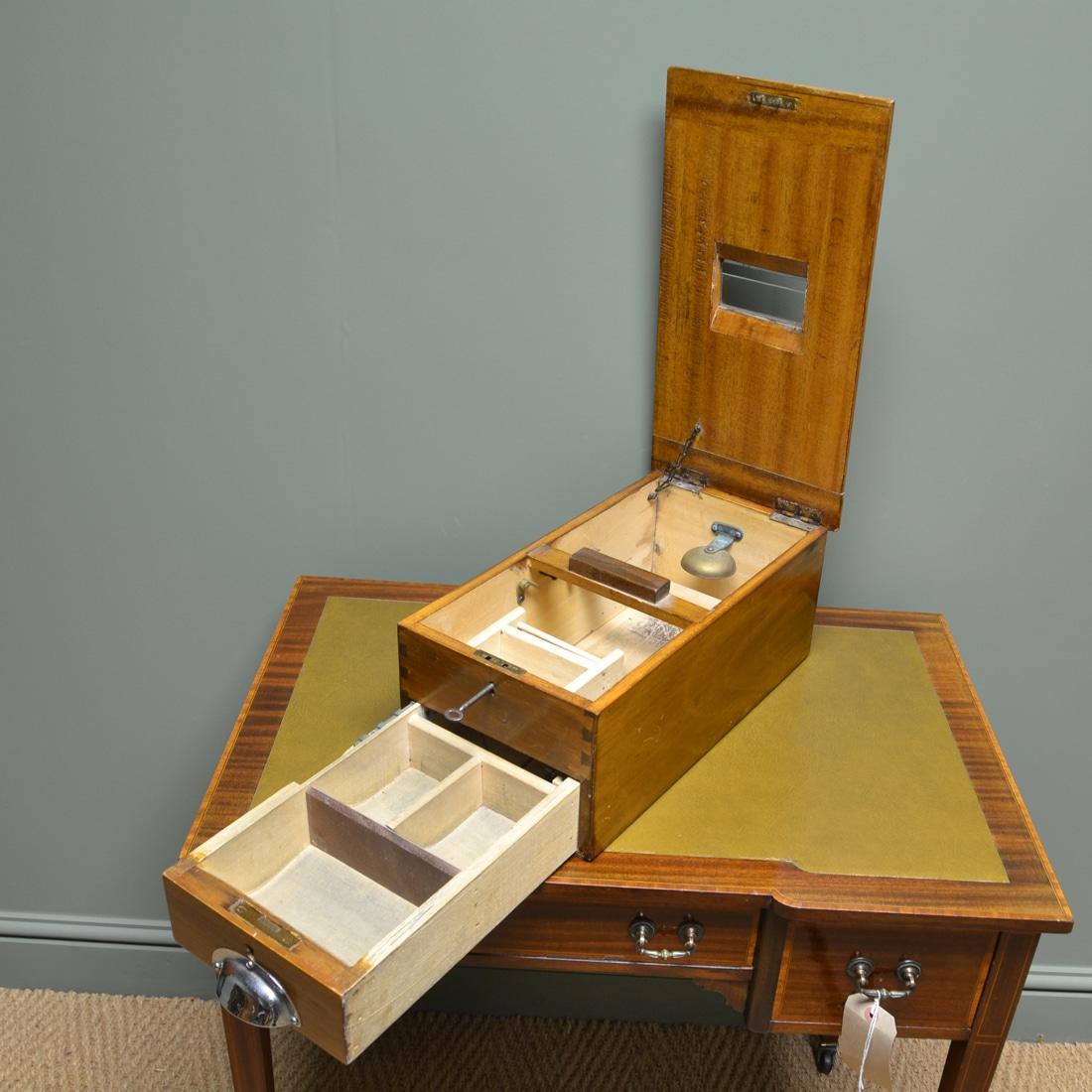 19th Century, Victorian Walnut Antique Till at 1stDibs