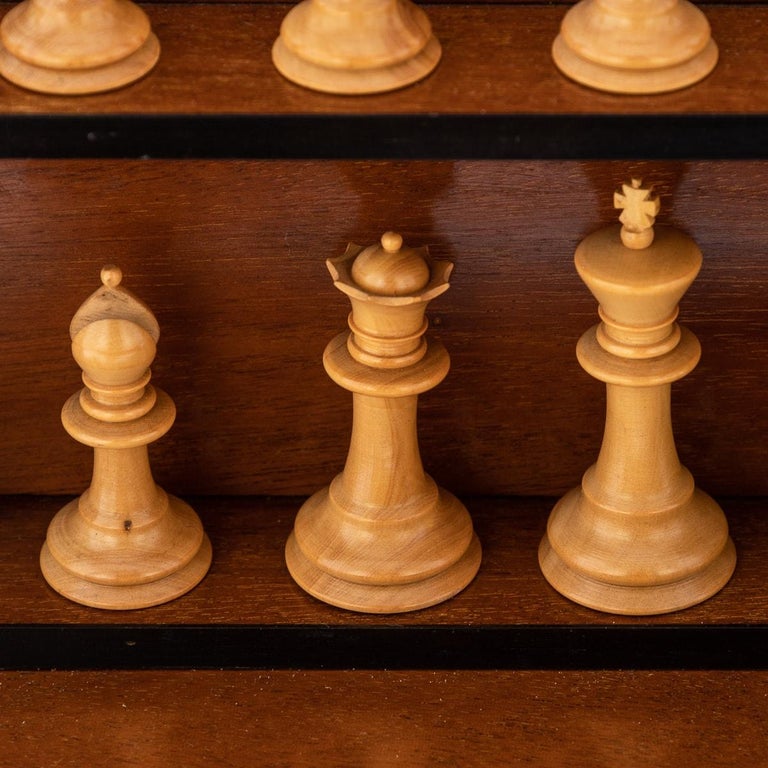 19th Century Victorian Walnut Games Compendium, Cards and Board Games ...