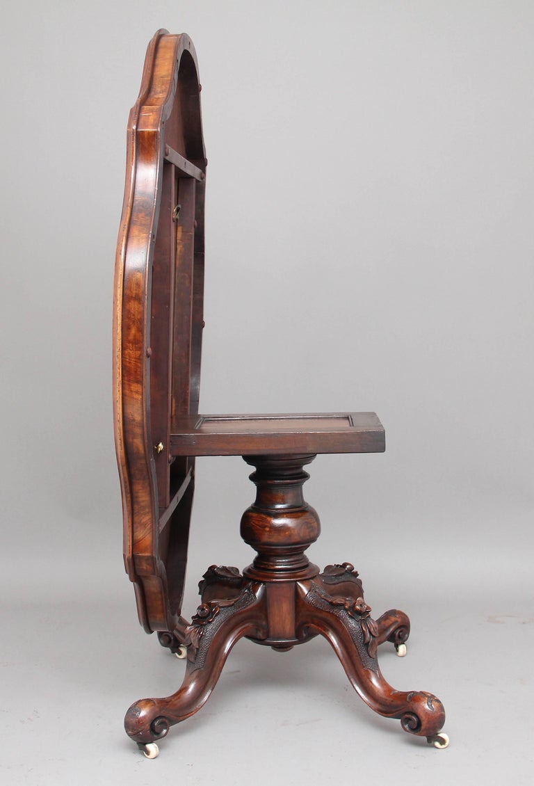 19th Century Victorian Walnut Loo / Breakfast Table at 1stDibs | loo ...
