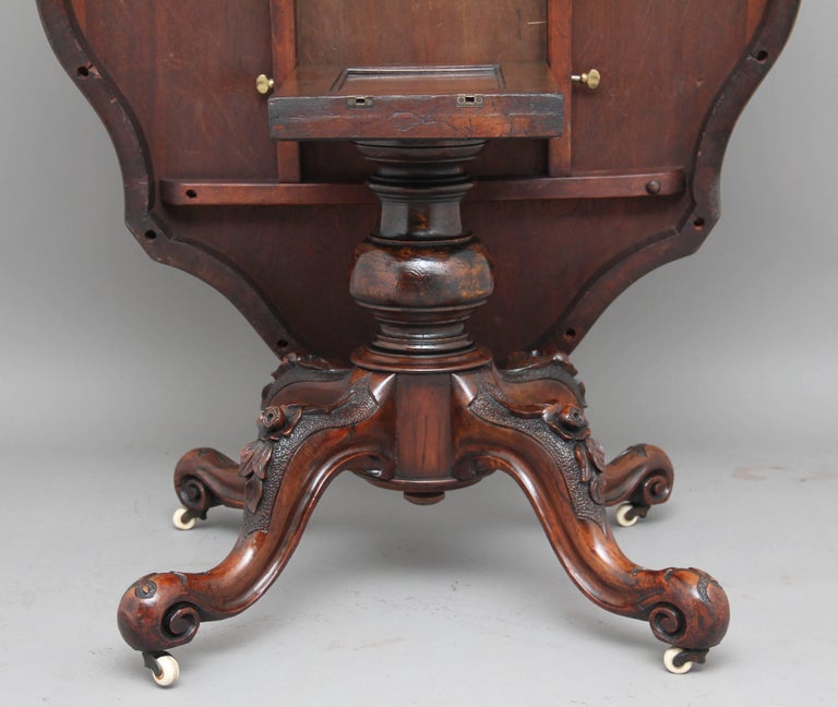 19th Century Victorian Walnut Loo / Breakfast Table at 1stDibs | loo ...
