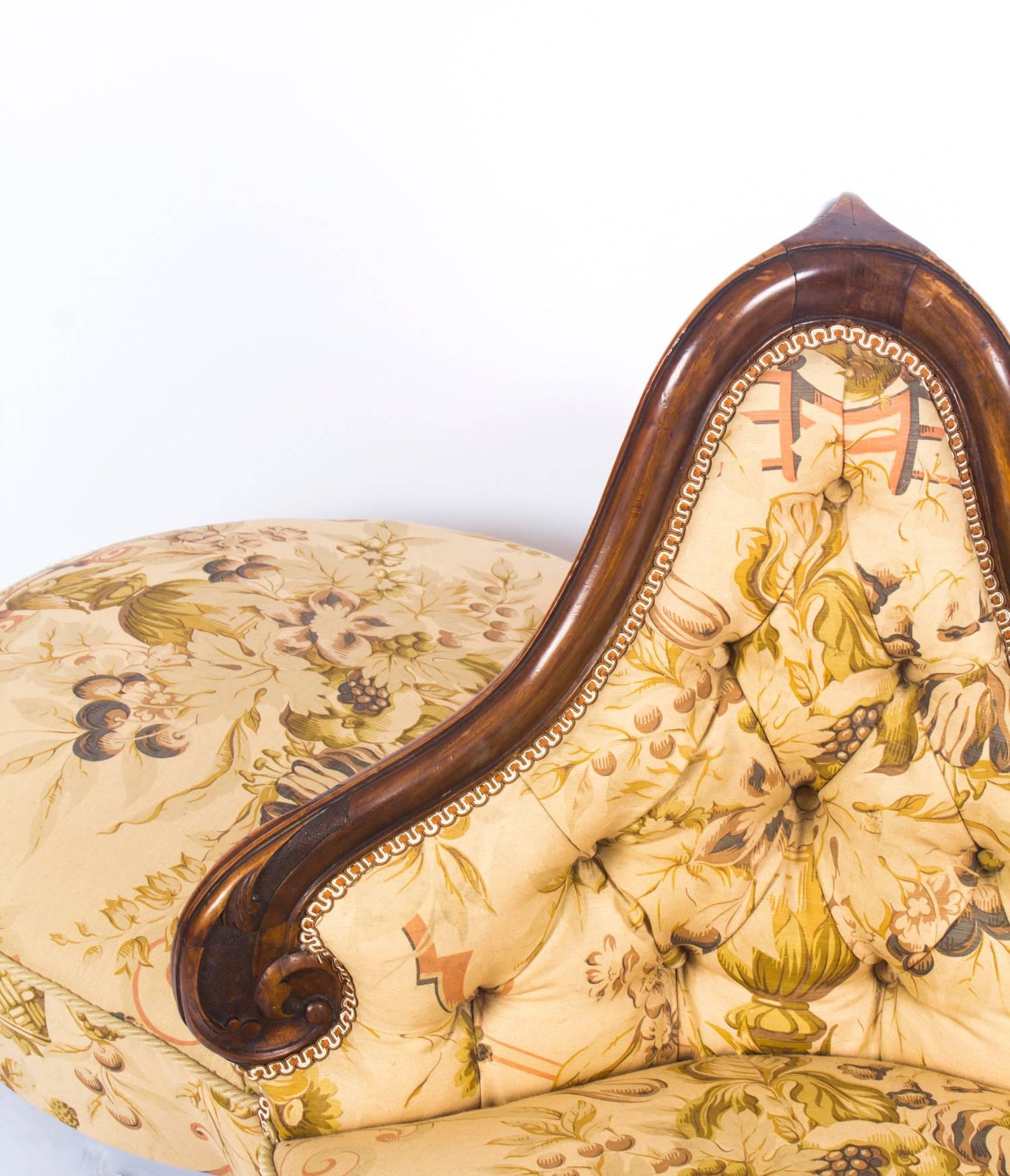 19th Century Victorian Walnut Loveseat Conversation Settee at 1stDibs ...