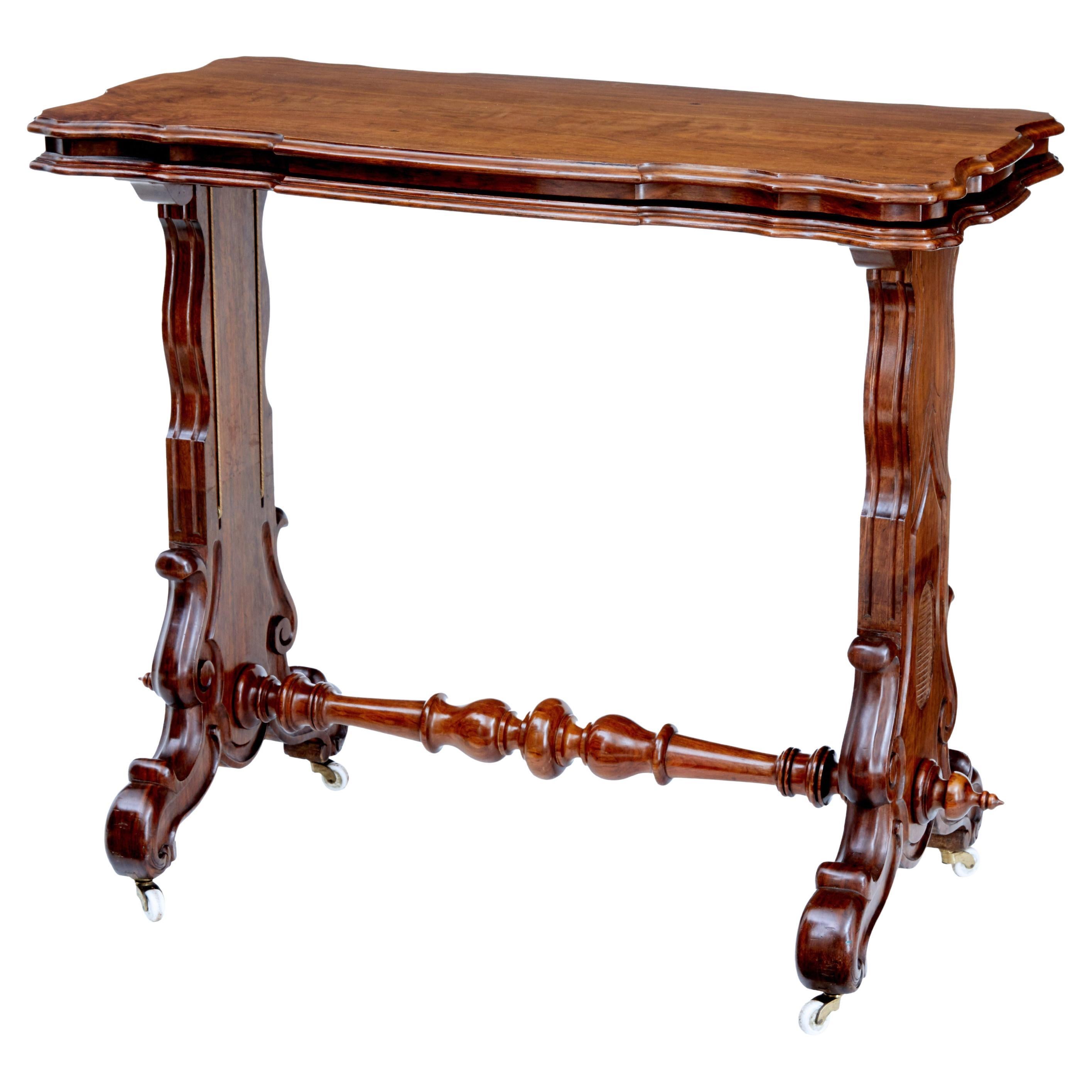 19th Century Victorian Walnut Metamorphic Dumb Waiter at 1stDibs