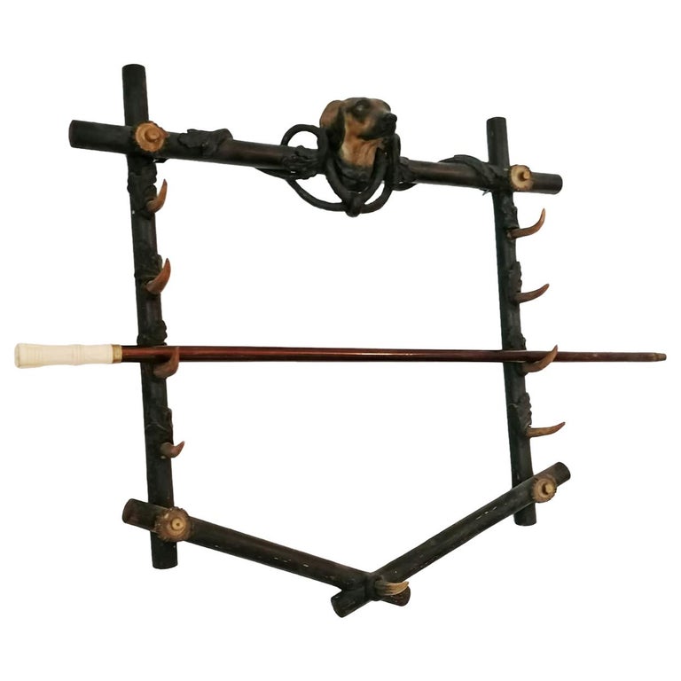 19th Century Walking Stick Rack Stand at 1stDibs