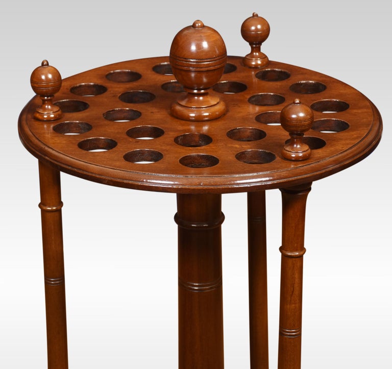 19th Century Walnut Cue Stand at 1stDibs