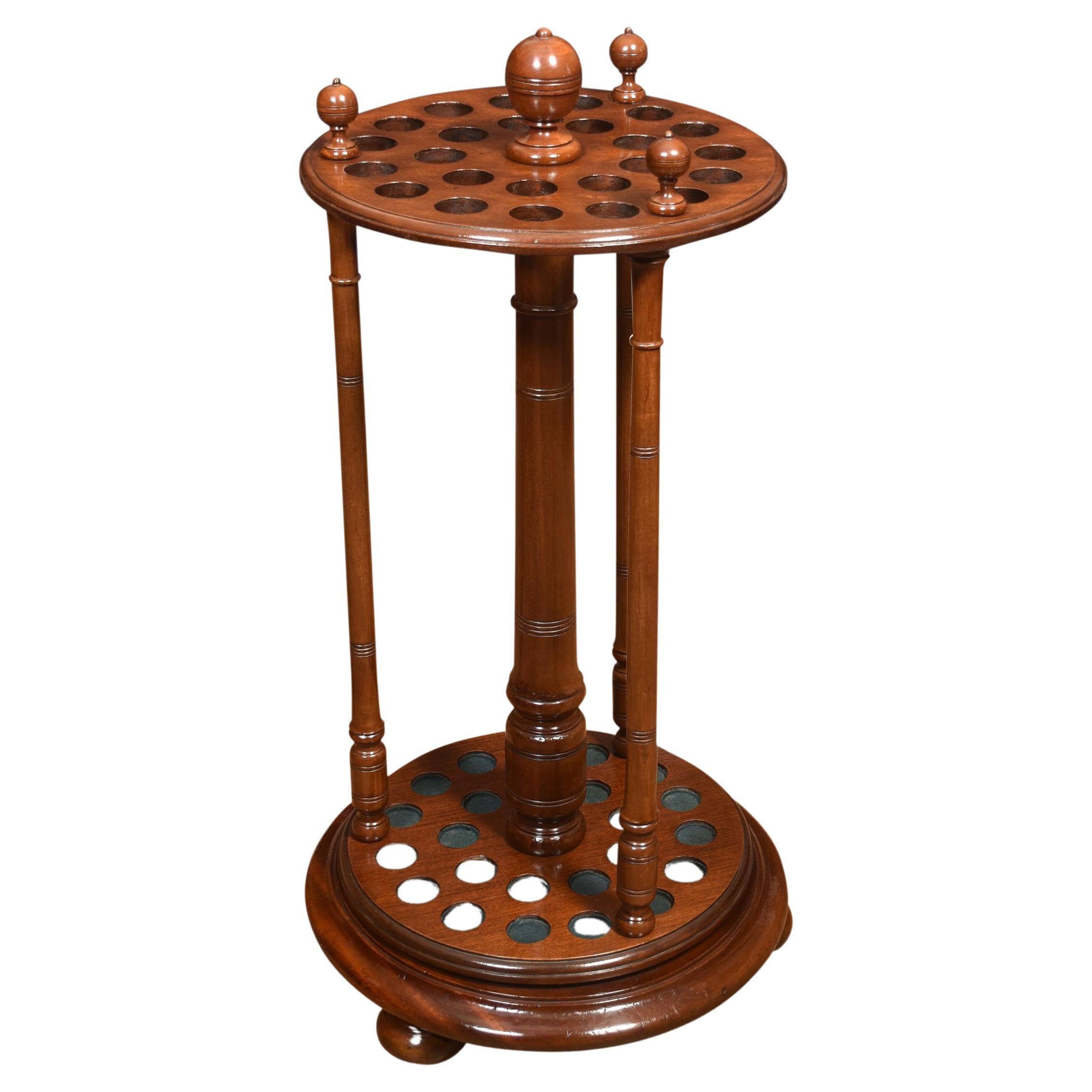 19th c. English William IV Wig Stand With Wig For Sale at 1stDibs