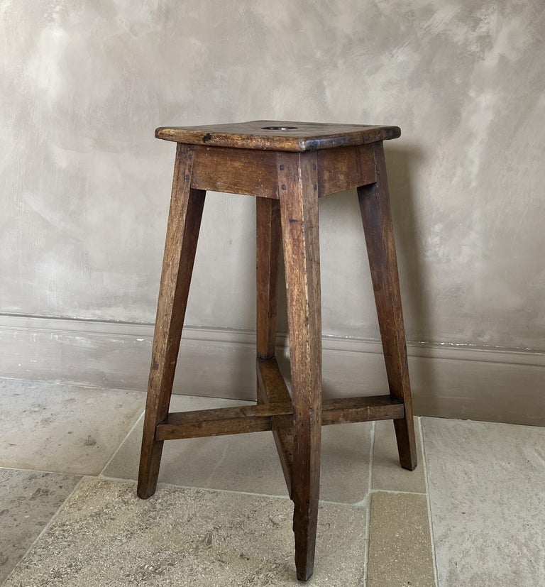 19th Century Walnut Stool For Sale at 1stDibs