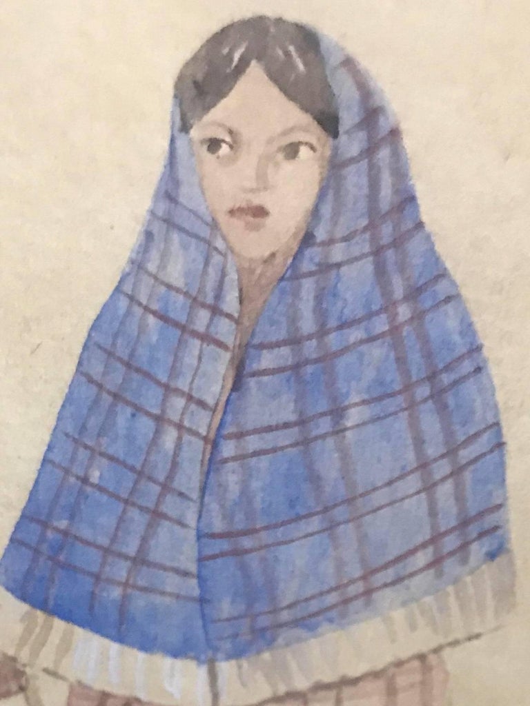 19th Century Watercolor by Claudio Linati For Sale at 1stDibs