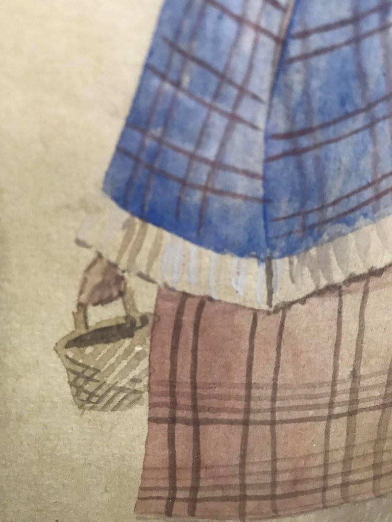 19th Century Watercolor by Claudio Linati For Sale at 1stDibs