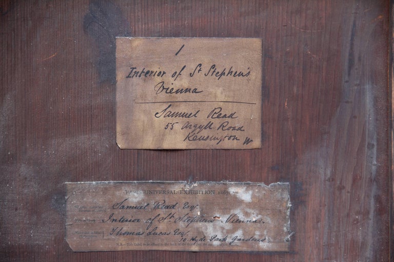 19th Century Watercolor Painting by Samuel Read at 1stDibs