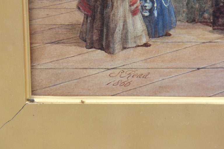 19th Century Watercolor Painting by Samuel Read at 1stDibs