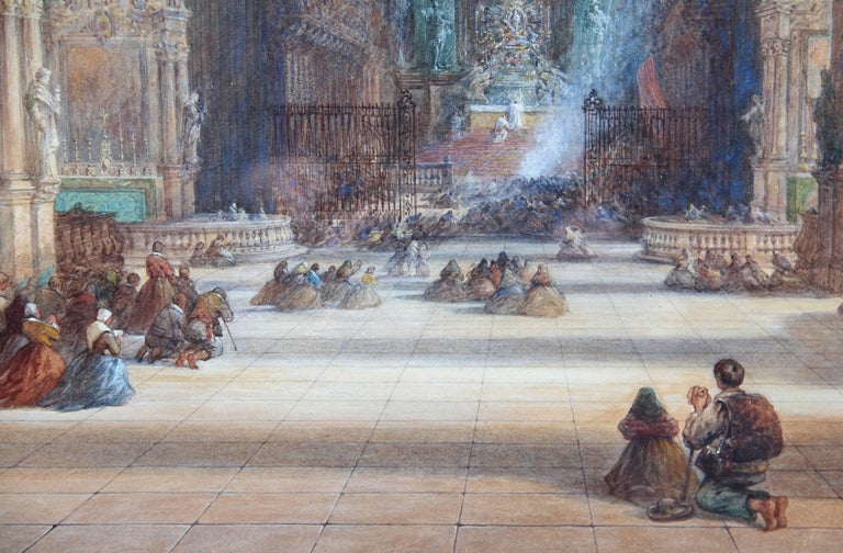 19th Century Watercolor Painting by Samuel Read at 1stDibs