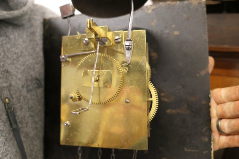 19th Century Welsh Country Oak Long Case Clock by Wm Jones of ...