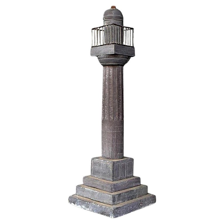 19th Century Welsh Folk Art Column Form For Sale at 1stDibs