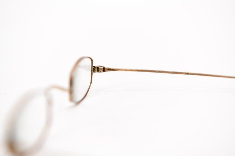 19th Century "Wilcox" Eyeglasses with Solid 14k Gold Frames and ...