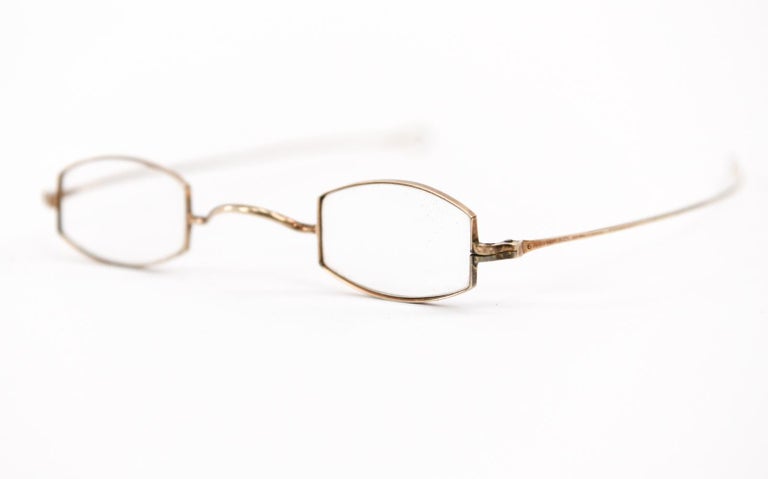 19th Century "Wilcox" Eyeglasses with Solid 14k Gold Frames and ...