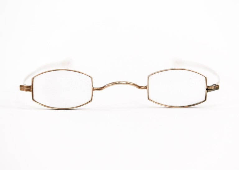 19th Century "Wilcox" Eyeglasses with Solid 14k Gold Frames and ...