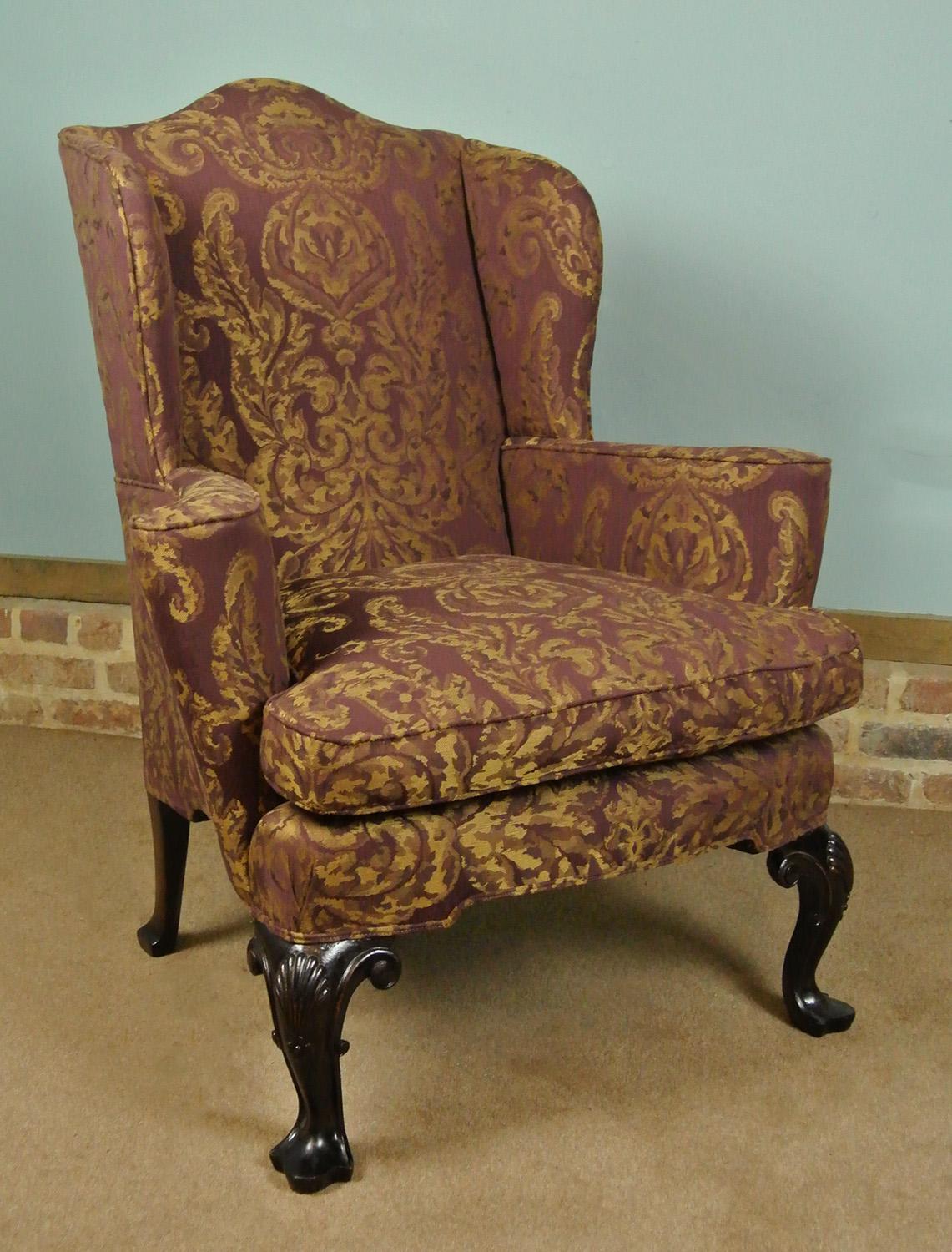 19th Century Wing Armchair in the Queen Anne Manner c.1890 For Sale at ...