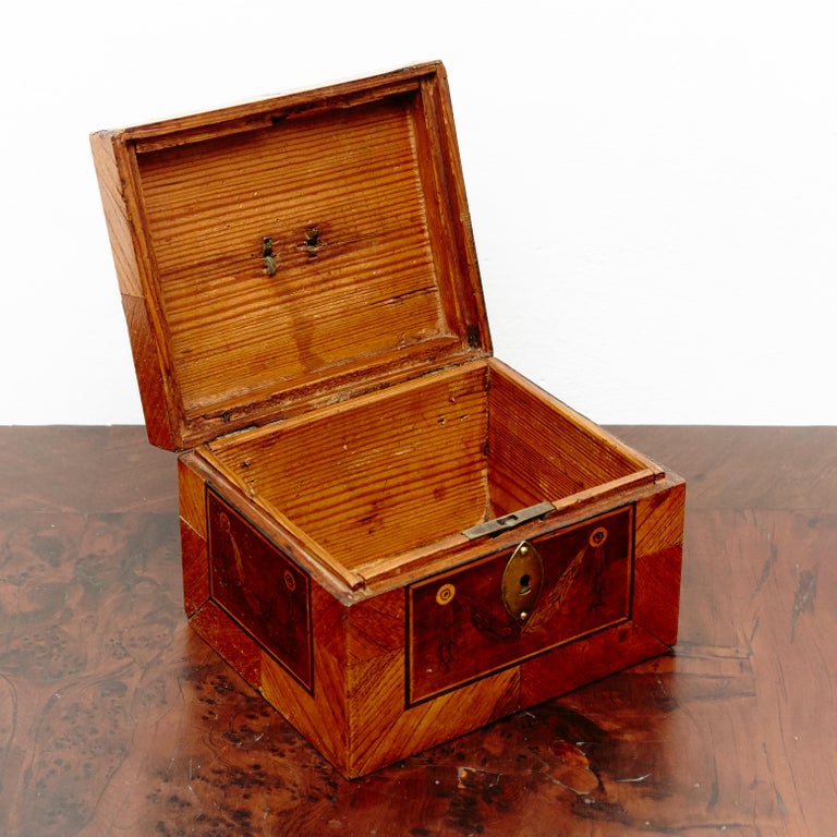 19th Century Wood Italian Box For Sale at 1stDibs