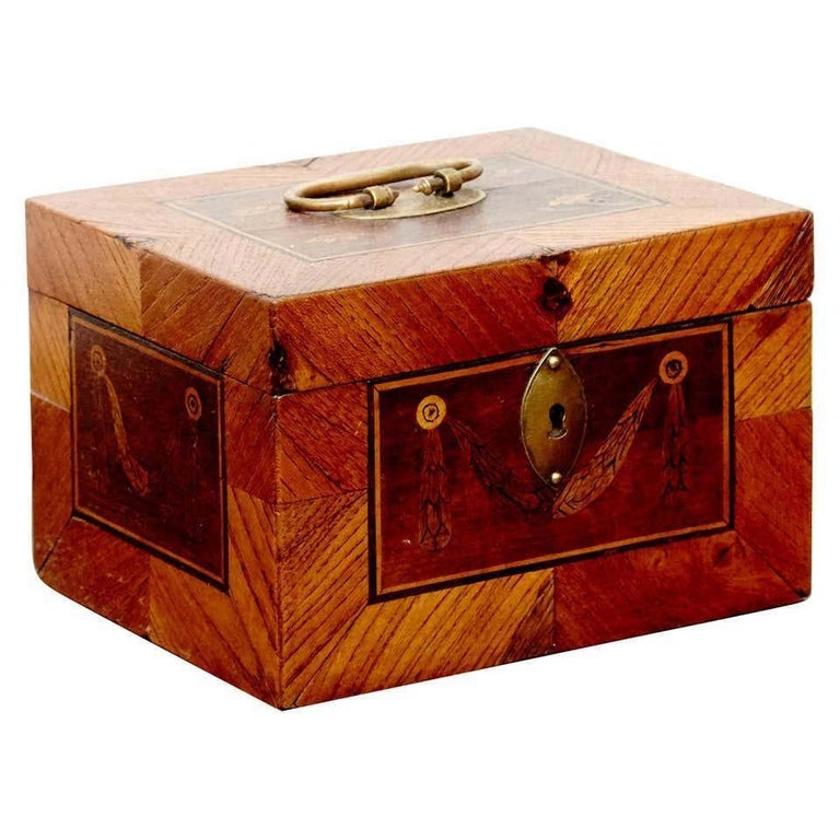 19th Century Wood Italian Box For Sale at 1stDibs