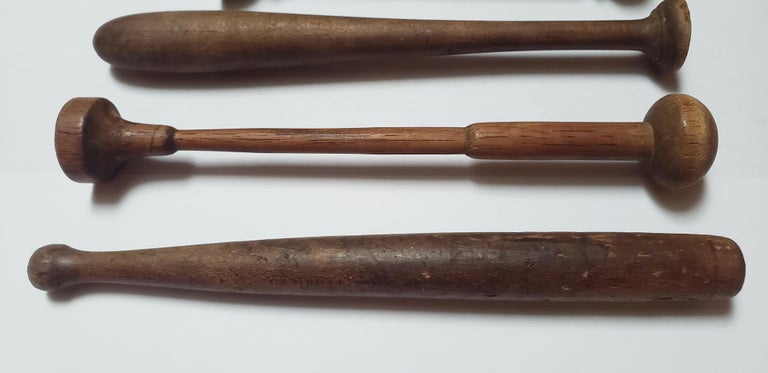 19th Century Wooden Drink Muddlers Collection of Six For Sale at 1stDibs