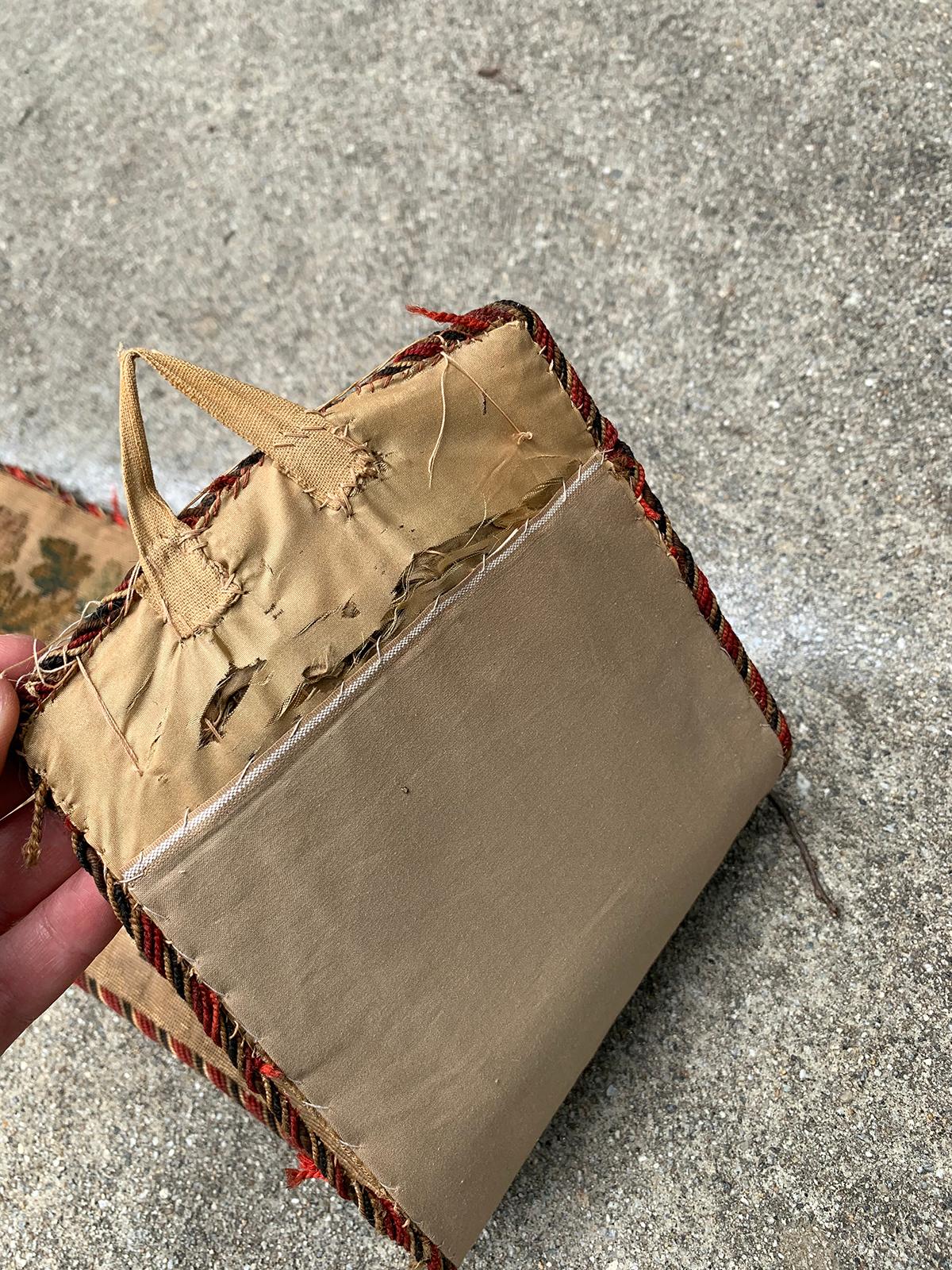 19th Century Woven and Beaded Textile Bell Pull at 1stDibs