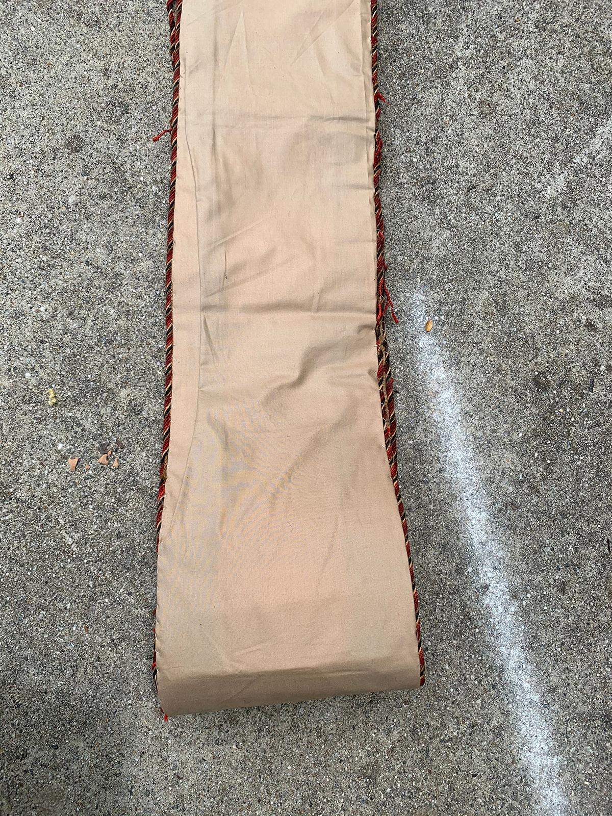 19th Century Woven and Beaded Textile Bell Pull at 1stDibs