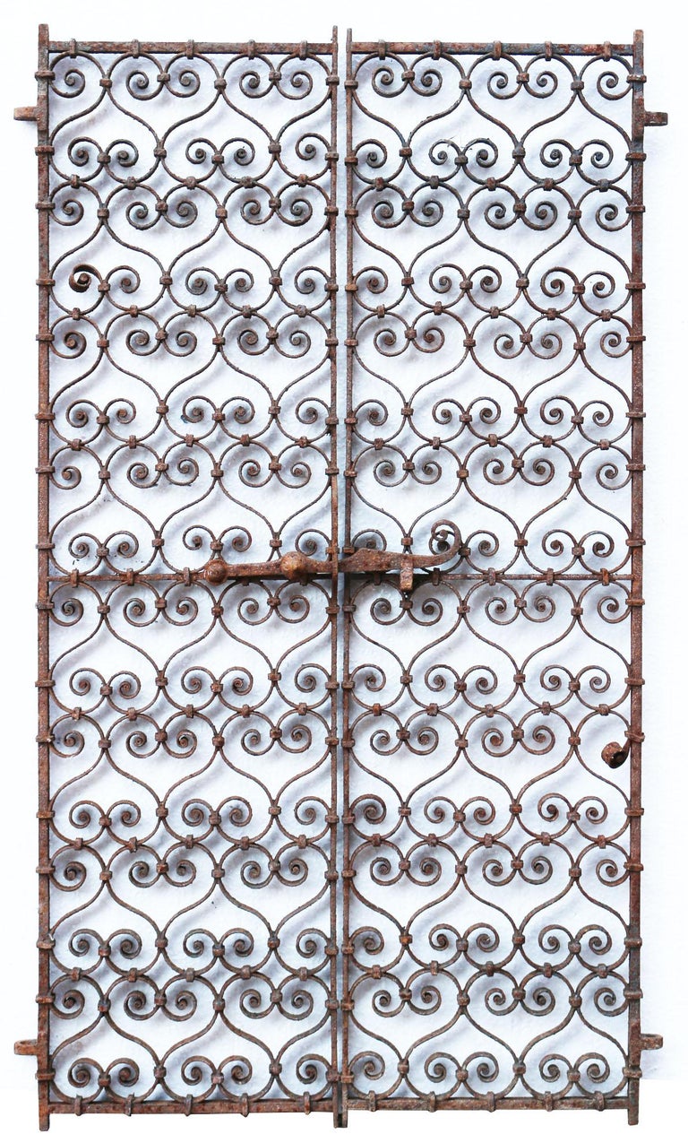 19th Century Wrought Iron Window Grills For Sale at 1stDibs | iron ...