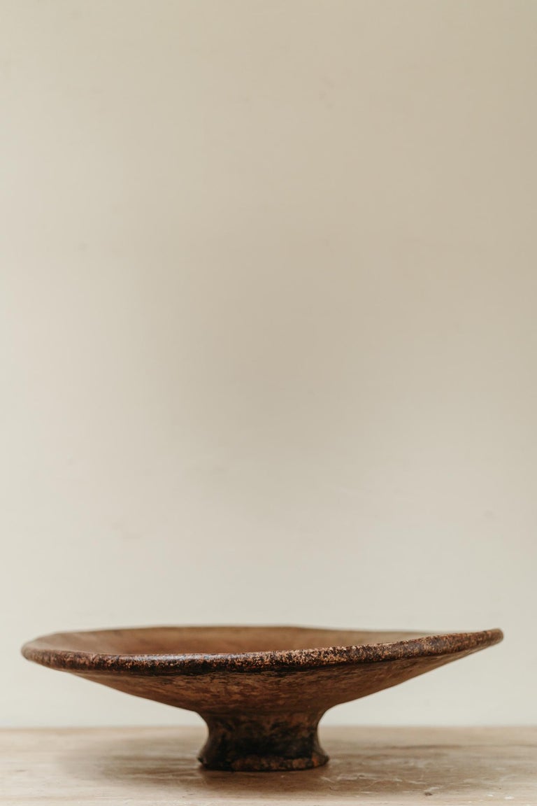 19th Century XL Terra Cotta Bread Bowl For Sale at 1stDibs