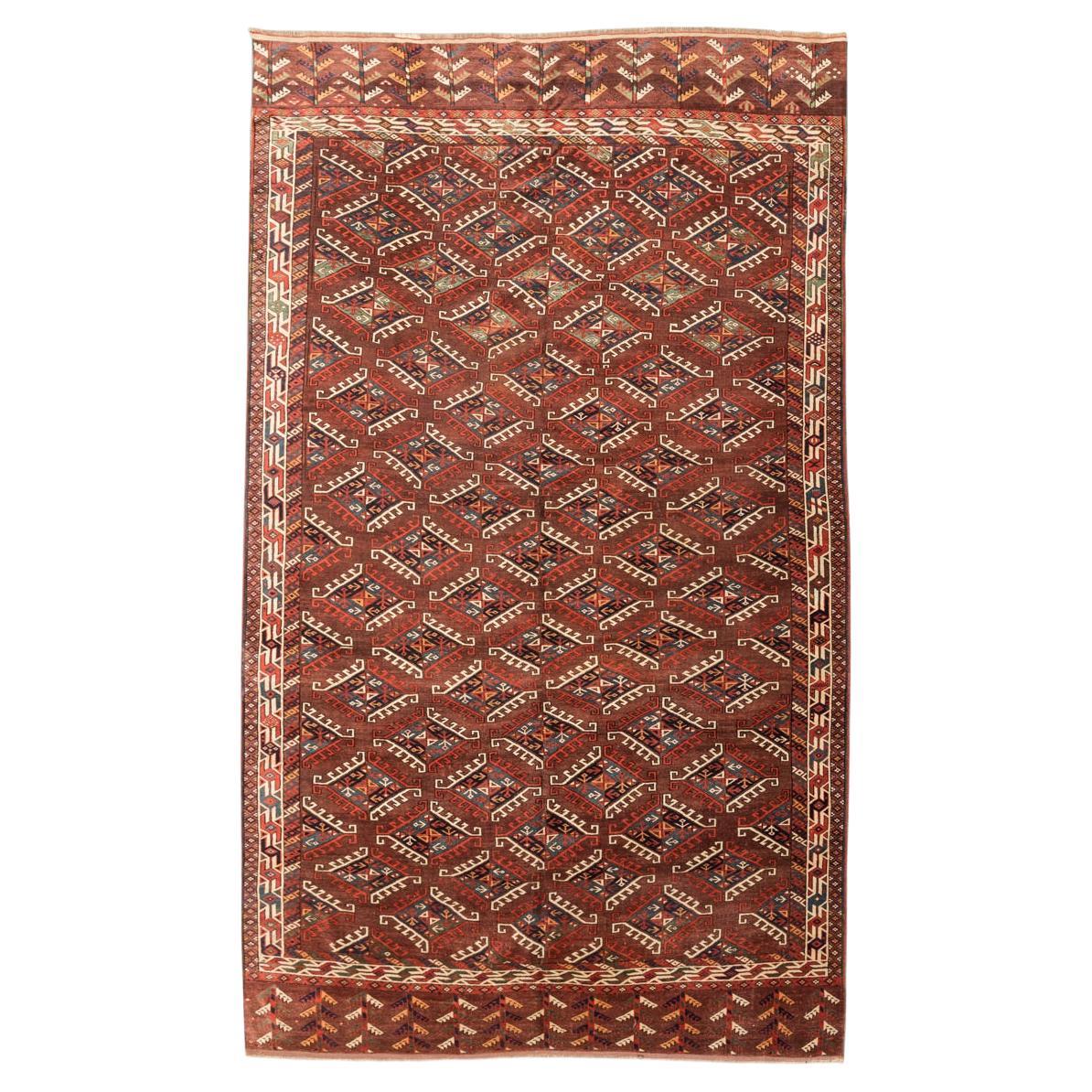 Samarkand Rug over Grenades Design, circa 1875 at 1stDibs