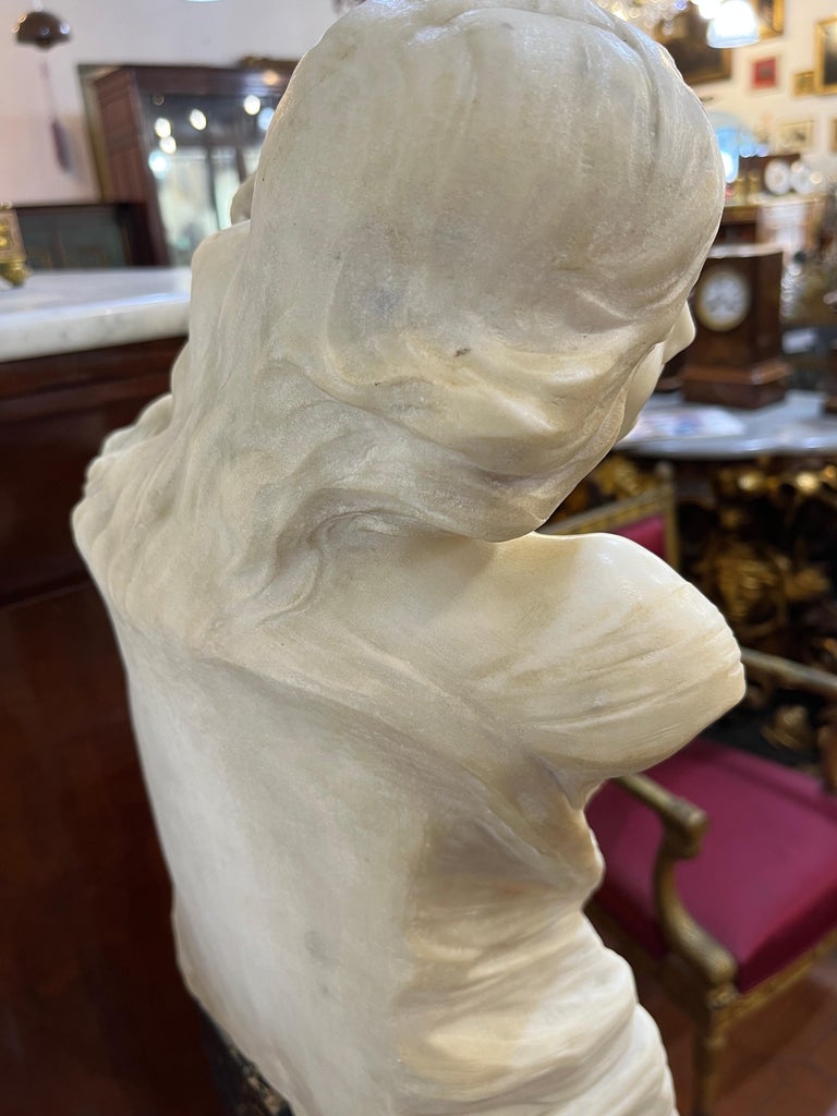 19th Century Italian Marble Carrara Statue Busts Erma Sculptures ...
