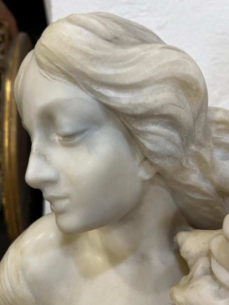 19th Century Italian Marble Carrara Statue Busts Erma Sculptures ...
