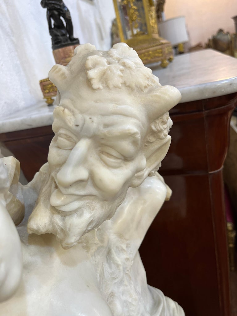 19th Century Italian Marble Carrara Statue Busts Erma Sculptures ...