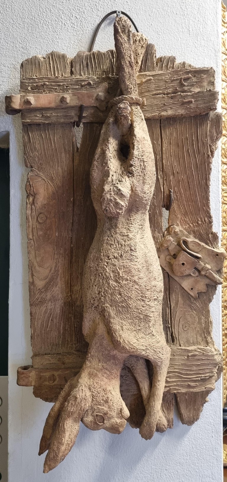 19th Original Hunting Trophy in Terracotta For Sale at 1stDibs