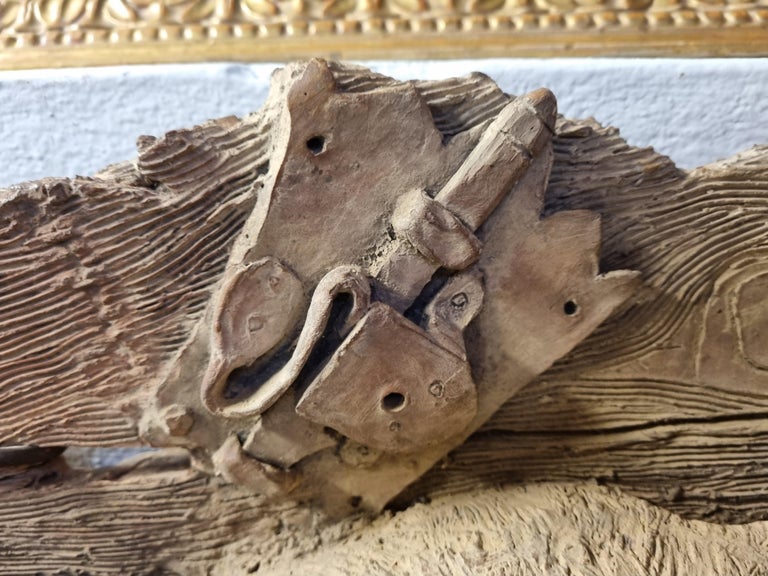 19th Original Hunting Trophy in Terracotta For Sale at 1stDibs