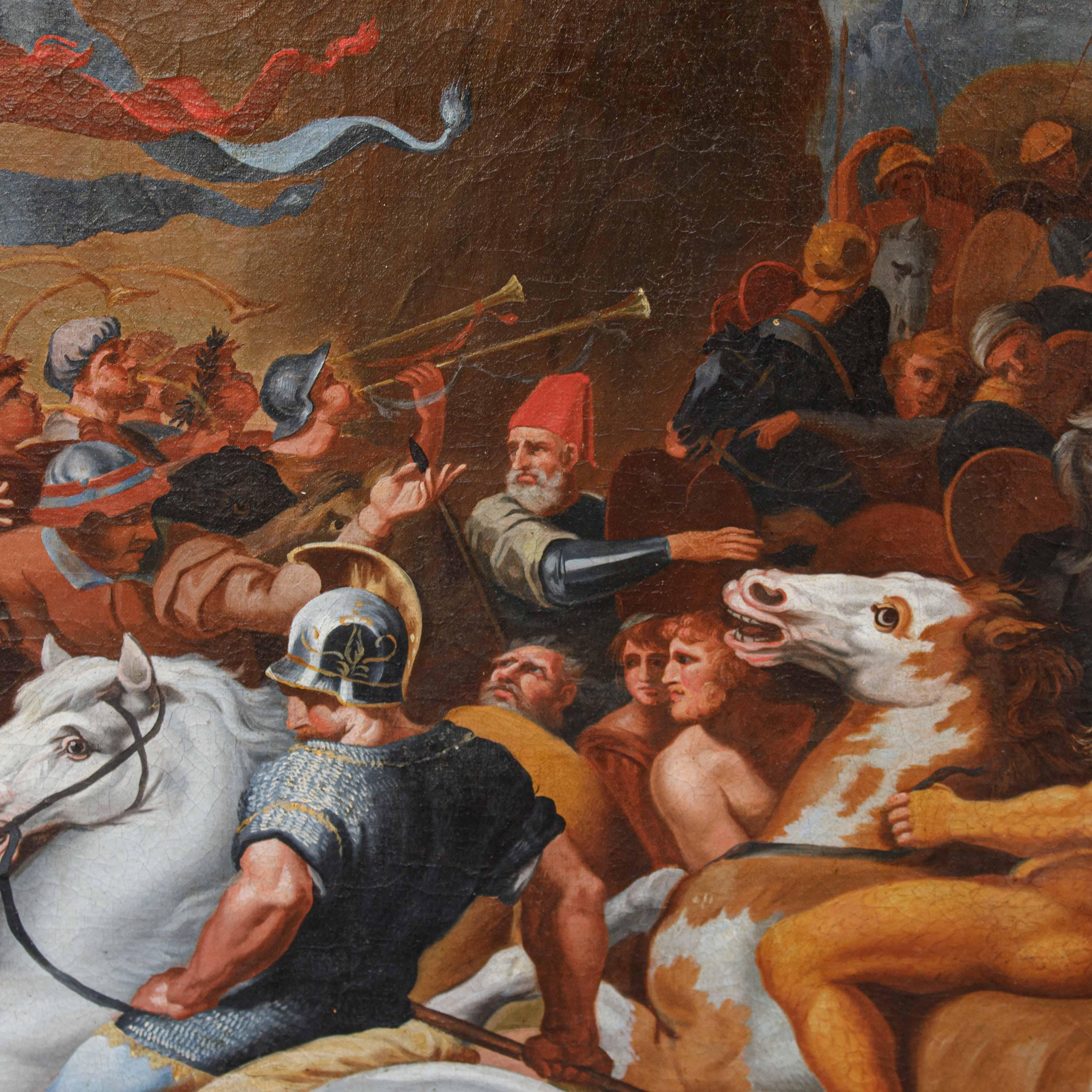 19th century Meeting between Leo the Great and Attila oil painting on ...