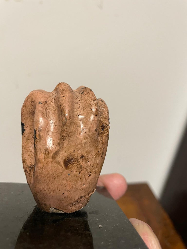 19th Spanish Colonial Santos Hands, Set of Three, Mounted For Sale at ...