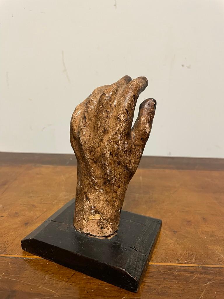 19th Spanish Colonial Santos Hands, Set of Three, Mounted For Sale at ...