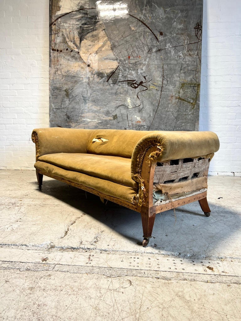 19thC Antique Hamptons and Sons Chesterfield Sofa - Inc. restoration ...