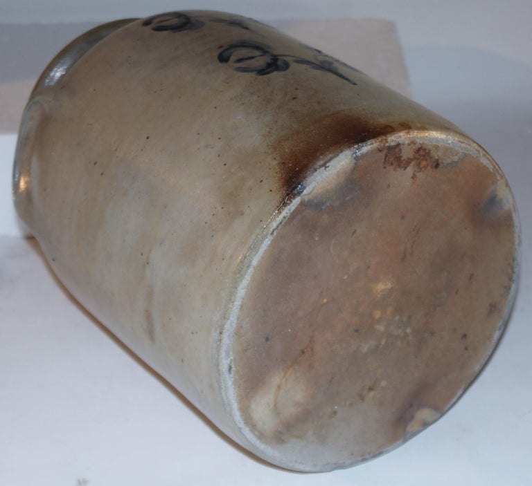 19thc Decorated Pair of Stoneware 2 Gal. Crocks For Sale at 1stDibs