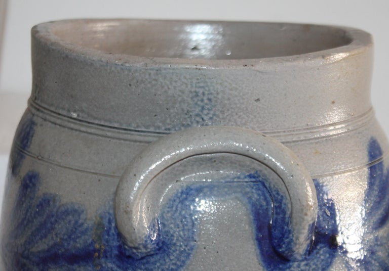 19th Century Decorated Stone Ware Pottery Crocks, Pair at 1stDibs ...