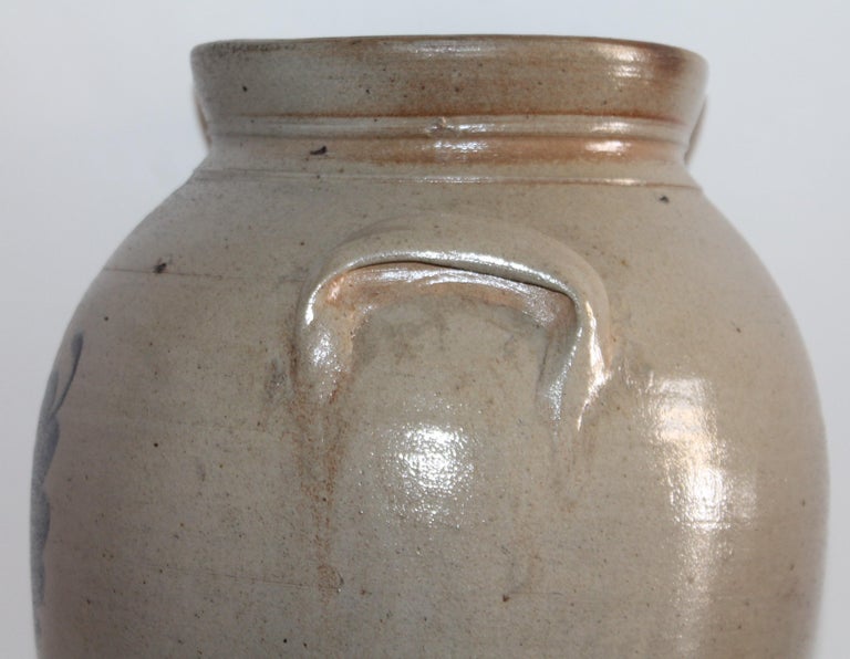 19th Century Decorated Stone Ware Pottery Crocks, Pair at 1stDibs ...