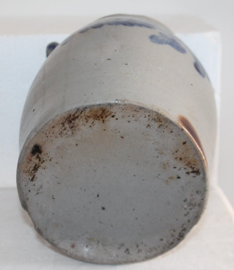 19th Century Decorated Stone Ware Pottery Crocks, Pair at 1stDibs ...
