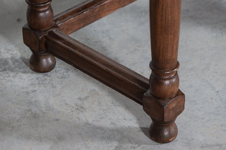 19thC English Oak Bank Cashiers Table For Sale at 1stDibs