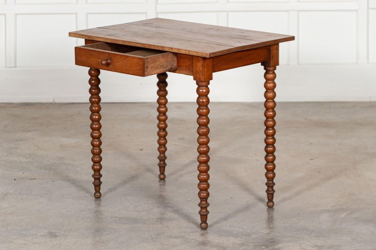 19thC French Fruitwood Bobbin Table at 1stDibs