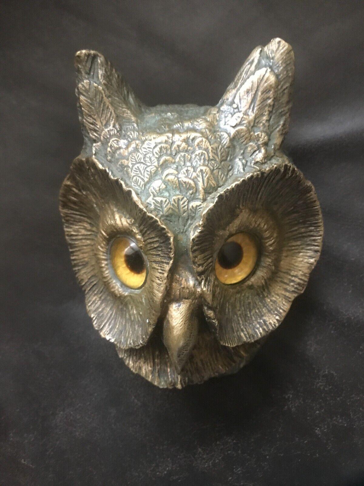 19thc French Original Bronze Owl Sculpture Signed by Paul Louis Loiseau ...